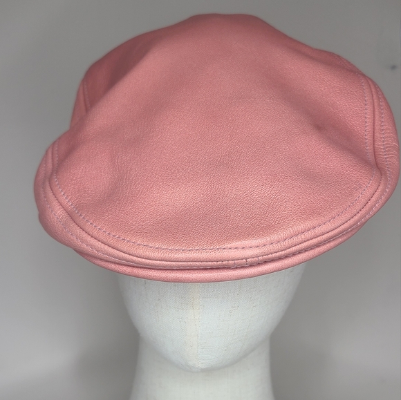 Harley-Davidson | Accessories | Harley Davidson Pink Leather Baker Boy ...